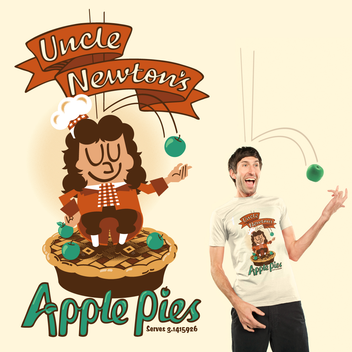 Uncle Newton's Apple Pies | Threadless